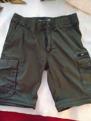 BC CLOTHING SHORTS MENS SIZE S32 MID RISE FLAT FRONT CARGO HIKING ...