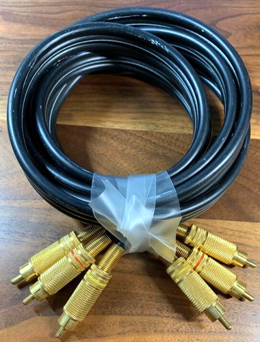Radio Shack Gold Line Stereo / Video Cable, 6' , Pre-Owned | eBay