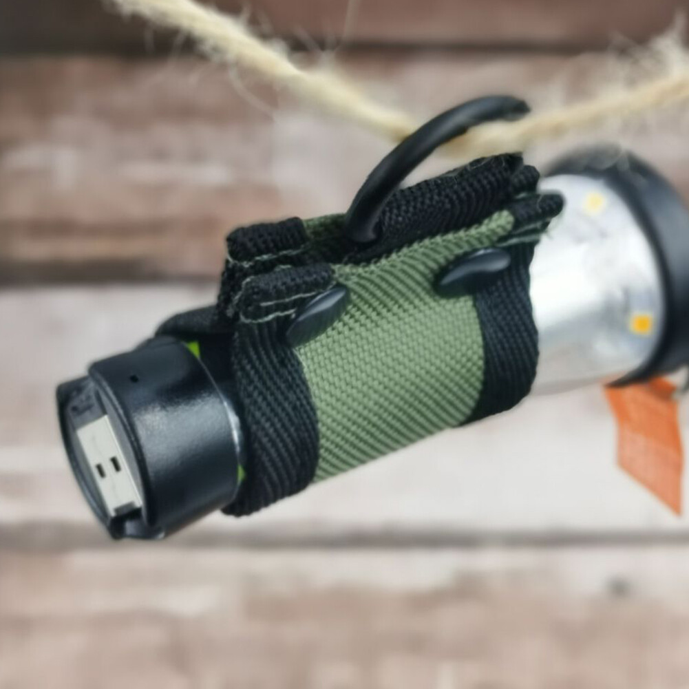 Flashlight Shade Oxford Fabric Lampshade for GZ Black Dog (Army Green ...