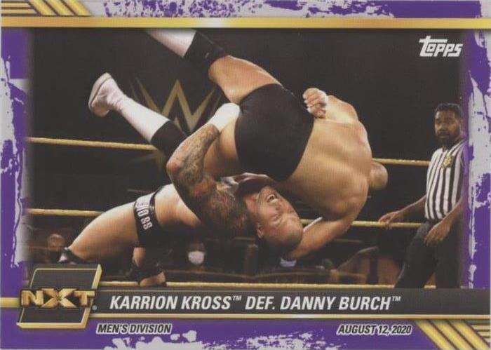 2021 Topps WWE NXT - Karrion Kross def. Danny Burch #56 Purple for sale ...