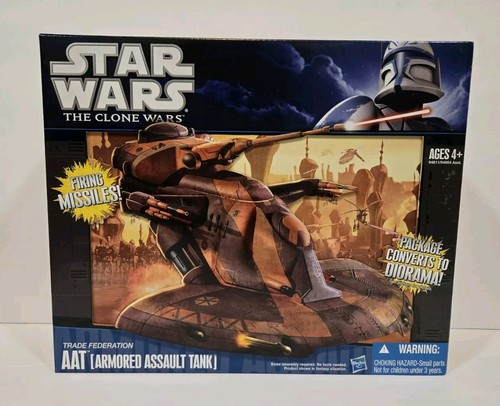 2010 Hasbro Star Wars Clone Wars Trade Federation AAT ARMORED ASSAULT ...