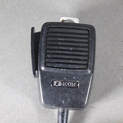 Vintage ICOM CB Radio Handheld Microphone Bare Wires - Untested | eBay