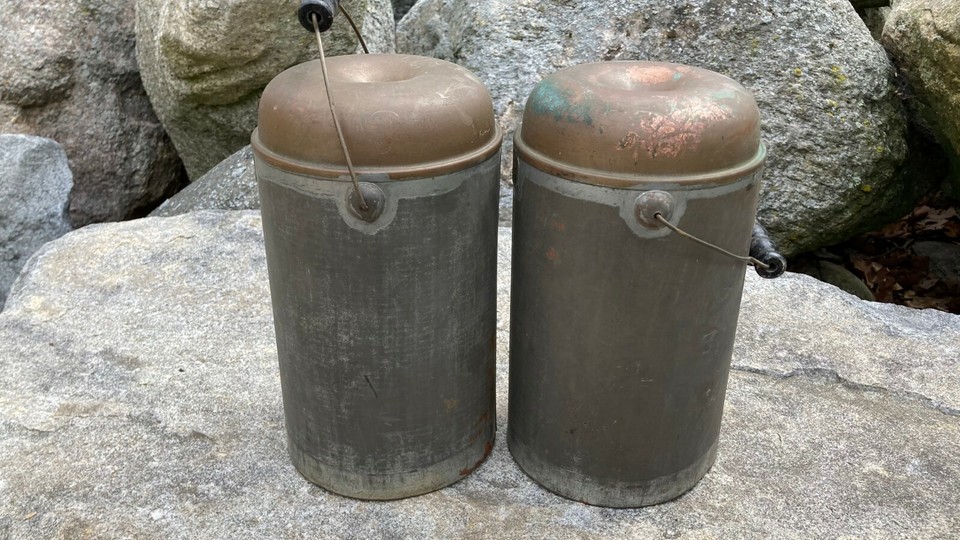 Vintage / Antique Copper Top Mudge Patent Canner John Gaumer Co PA ...