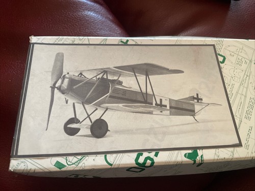 FOCKER D-7 Golden Age Reproductions Flying Balsa Scale Model Kit 20 ...