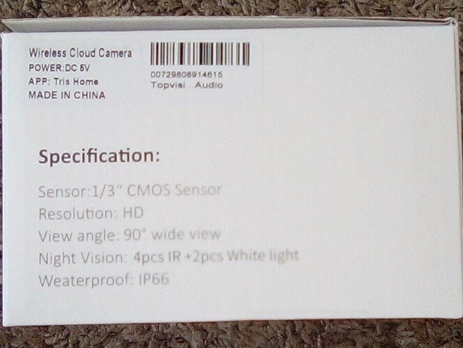 TOPVISION D30 Wireless Security Camera, 2K WiFi Camera with Outdoor ...