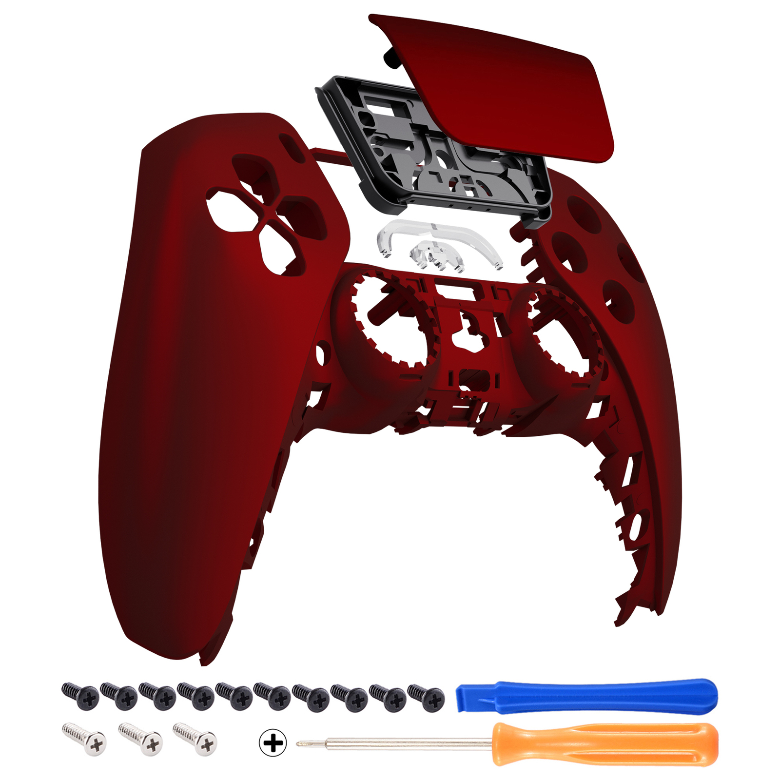 For PS5 Controller Faceplate Front Shell Touchpad Replacement Parts ...