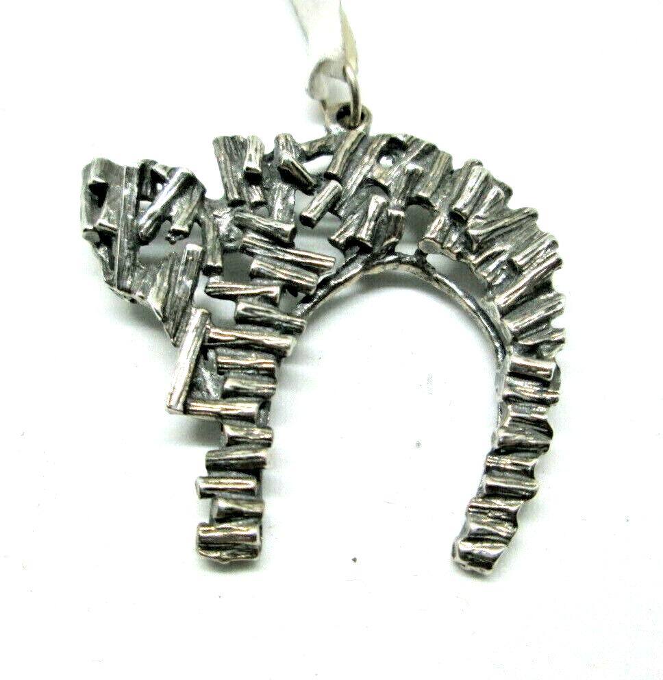 Sterling silver Hay Pendant handmade contemporary abstract style | eBay
