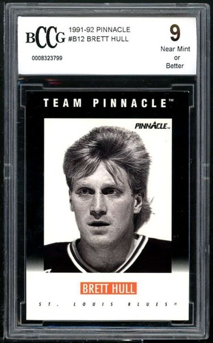 Brett Hull Card 1991-92 Pinnacle Team Pinnacle #B12 BGS BCCG 9 | eBay