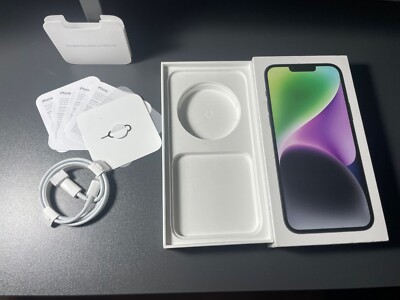 Original Apple iPhone 14 Plus Midnight Verpackung 128GB Leerbox Karton ...