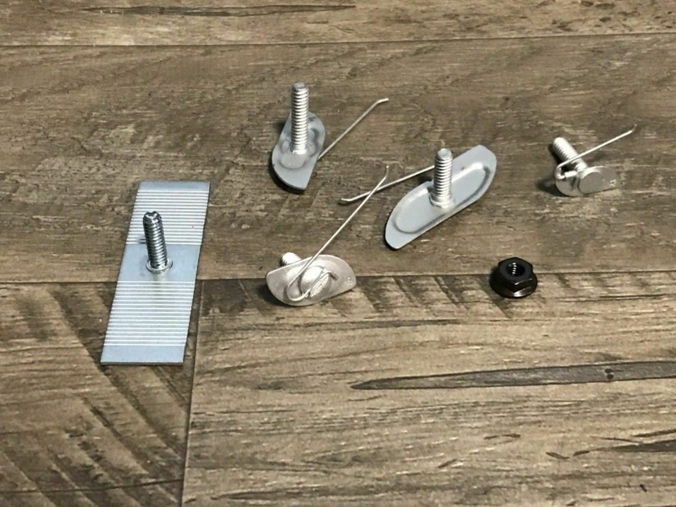 Chevy Buick Pontiac moulding trim clips & nuts assortment - black ...