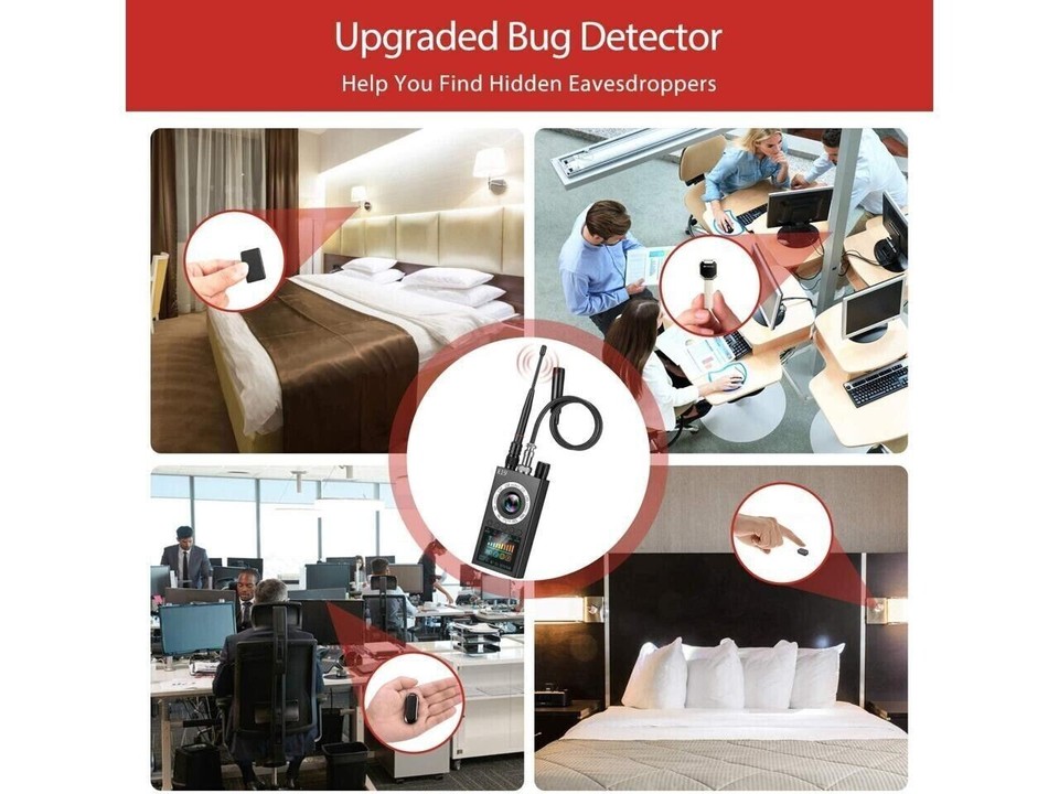 Anti Spy Hidden Camera Detector K19 Bug Detector Hidden Device Detector ...
