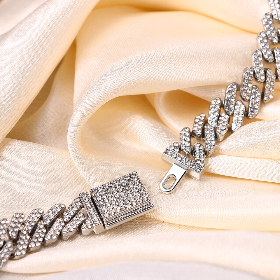 Initial Letter "M" Hip Hop Rapper 10mm Gold Plated Brass Cuban Chain ...