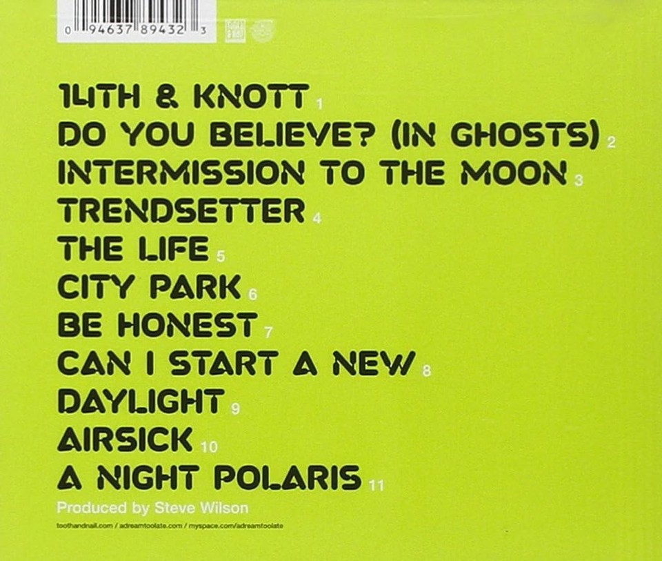 A Dream Too Late Intermission to the Moon (CD) 94637894323 | eBay