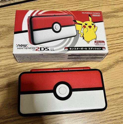 Nintendo New 2DS XL LL Pokemon Ball Edition With BOX Used From Japan | eBay