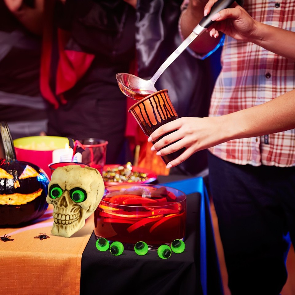 24Pcs Halloween Sticky Eyeballs Eye High Bouncing Balls Halloween Fake ...