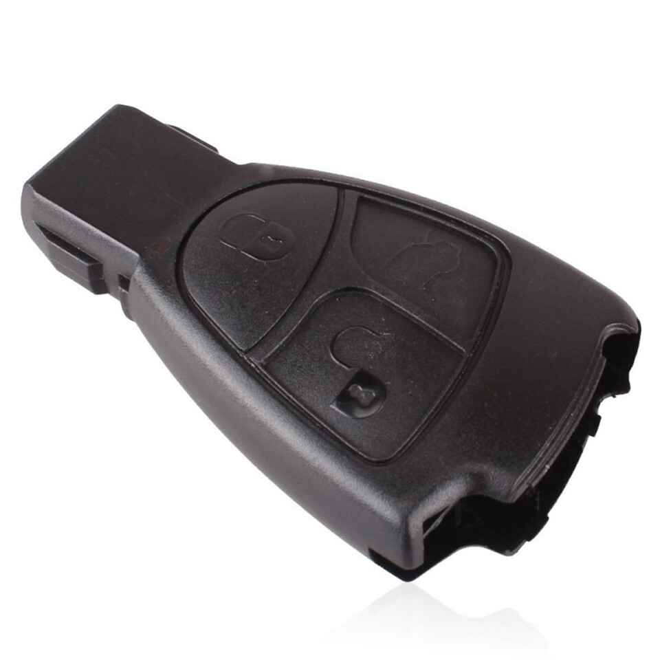 MERCEDES 3 BUTTON KEY FOB SHELL CASE COVER MERCEDES C E S CLK CL ML CLS ...