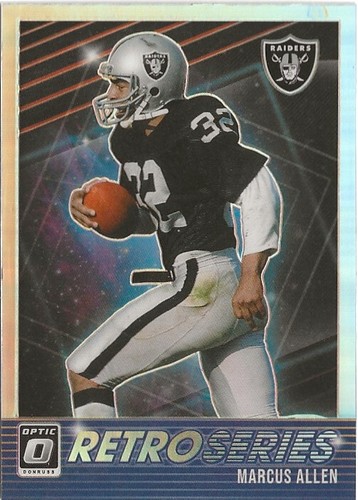 2021 Panini Donruss Optic Marcus Allen Retro Series Oakland Raiders HOF ...