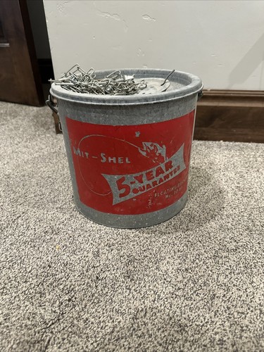 Red Mit-Shel Better Bilt 77-10 Floating Galvanized Metal Bait Minnow ...