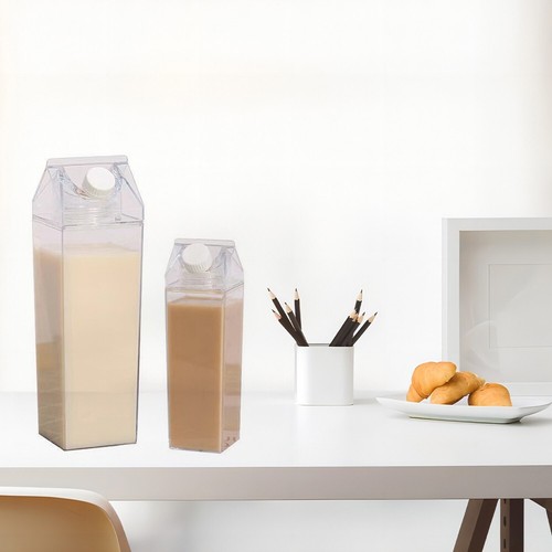 Bo?te transparente portable carton lait bouteille d'eau pour th?? pour jus 1000 | eBay