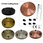 Multi outlet ceiling rose 3 outlet Vintage Style Ceiling Light Fitting ...