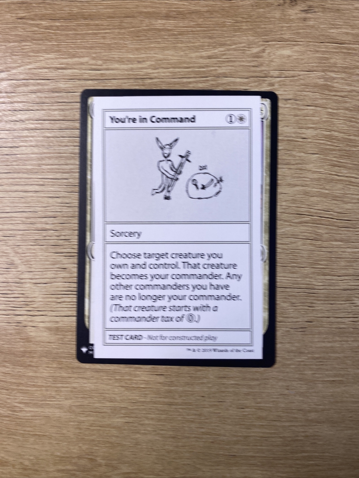 MTG You're in Command – Mystery Booster - Test Cards (Symbol) Card ...