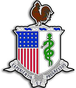 3x4 inch US Army Medical Service Coat of Arms Sticker -logo medic ...