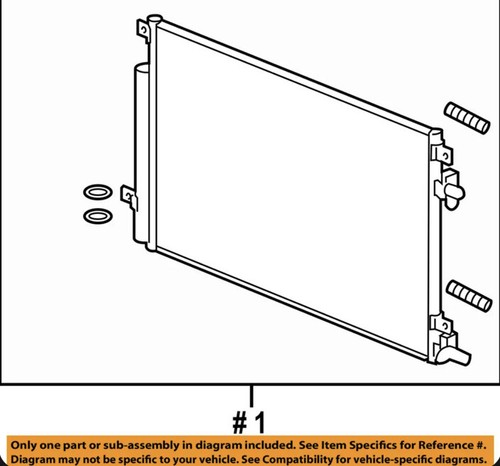 2016-21 Chevrolet Spark 1.4L Air Conditioner-Condenser 94524859 New Oem ...