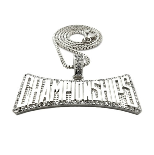 Hip Hop MEEK MILL CHAMPIONSHIPS PENDANT 18"~24" Box, Cuban, Rope Chain ...