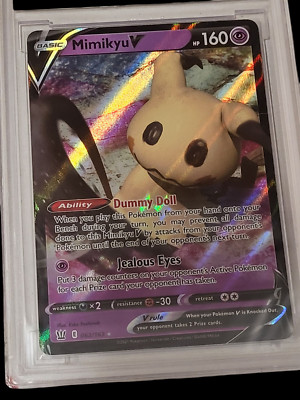 Mimikyu V 062/163 Swsh05: Battle Styles Holo English BECKETT 10 | eBay