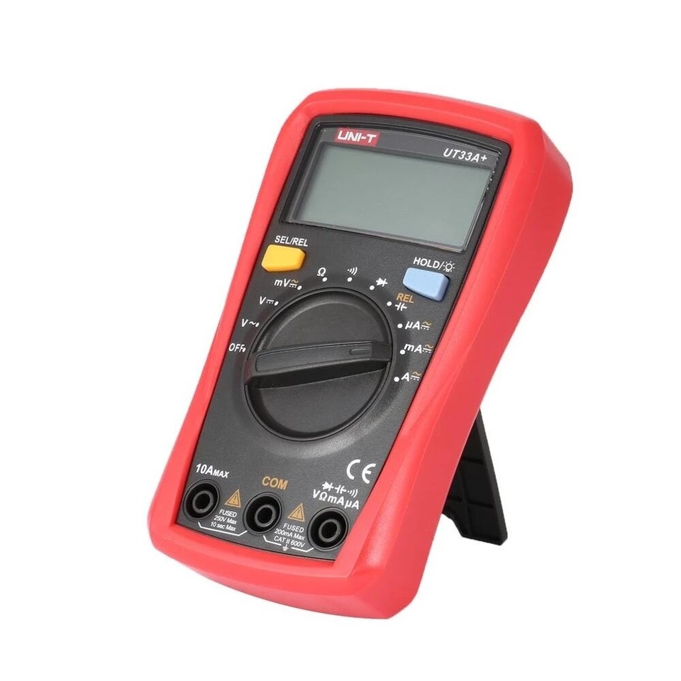 UNI-T UT33A+ Digital Multimeter Auto Range Voltage Current Resistance ...