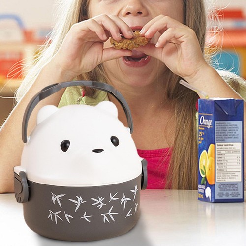 Bear Lunch Box Cute Bear Thermal Lunch Box Microwave Safety Insulated ...