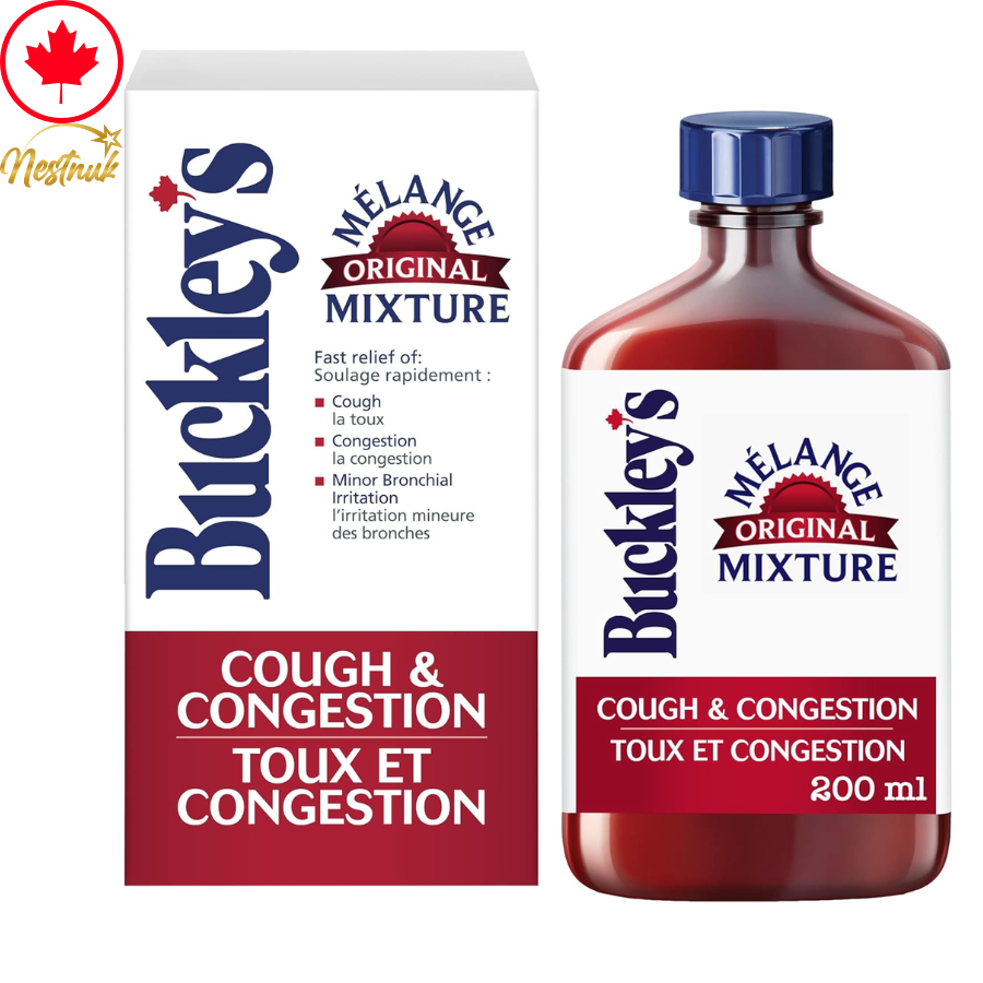 Buckley’s Original Mixture Cough Syrup 200ml 4 Pack | Congestion ...