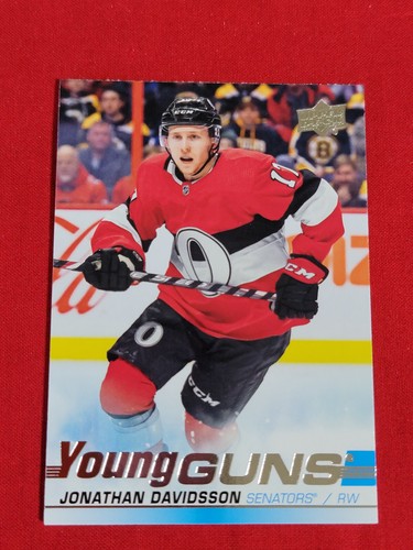 2019-20 Upper Deck Jonathan Davidsson Young Guns YG Rookie RC #479 | eBay