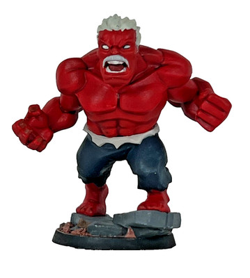 Marvel United Multiverse Red Hulk PAINTED Miniature + EXTRAS!!!! | eBay