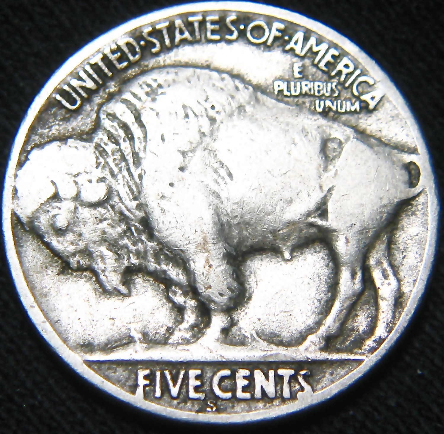 Scarce Original KEY Date 1926-S BUFFALO NICKEL Lowest Mintage Buffalo ...