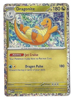Pokémon Dragonite Promo Card 012/015 2025 McDonald’s Dragon Discovery ...