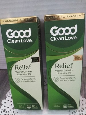 Good Clean Love Relief Vaginal Gel w/ Lido- Fast Itch & Pain Relief, 1 ...