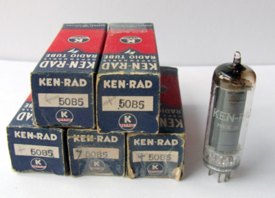 ONE 50B5/A4388 KEN-RAD NOS Tube Röhre Lampe TSF Valvola Valve Valvula ...