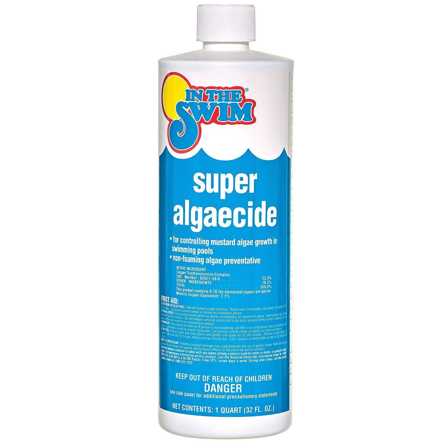 In The Swim Super Algaecide For Above Ground or Inground Swimming Pools ...