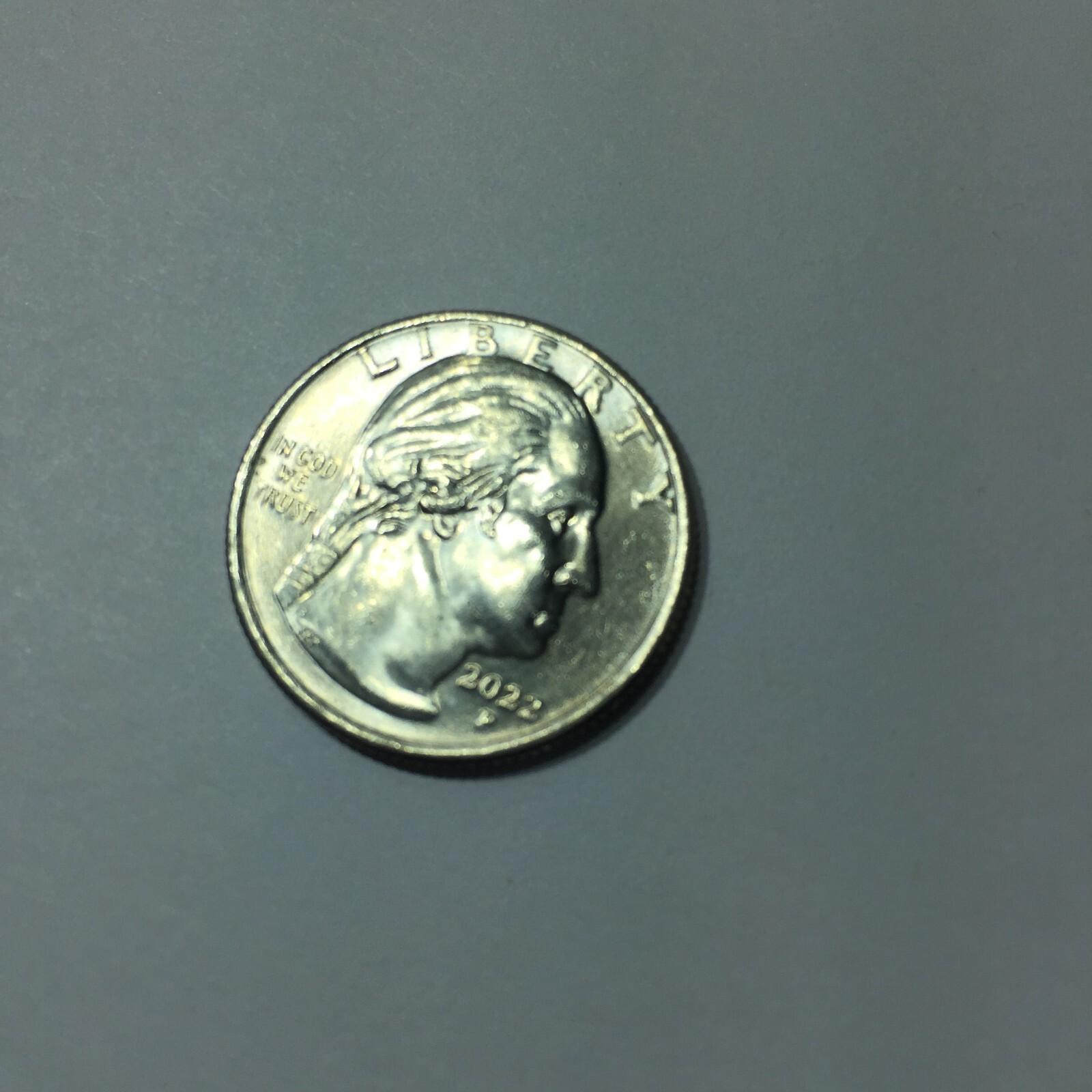 WASHINGTON QUARTER 2022 P ERROR FLOWER/HAIR DROOLING GEORGE #101 | eBay