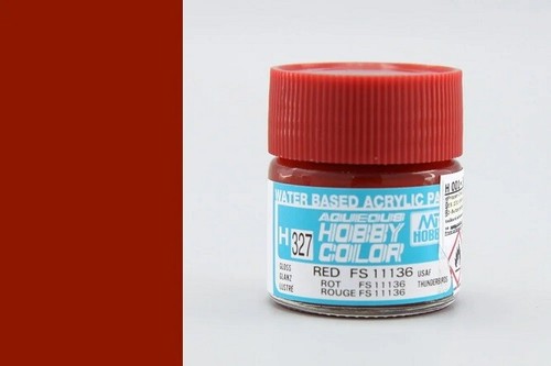 (X) Mr Hobby - Gunze H-327 - Aqueous Hobby Colors (10ml) Red FS 11136 ...