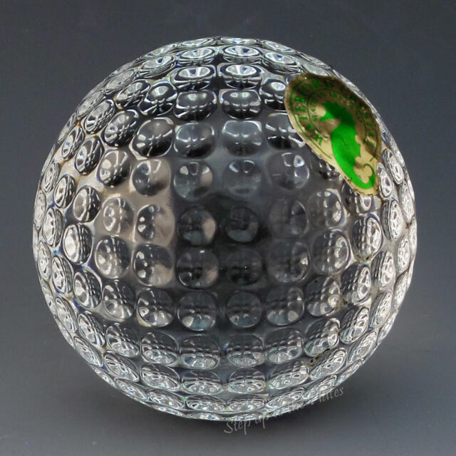 Old Stock Waterford Crystal Golf Ball Paperweight for sale online | eBay