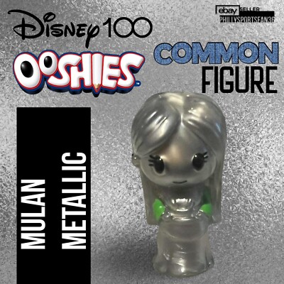 New Disney 100th Anniversary Ooshies Pencil Topper Mulan Metallic ...