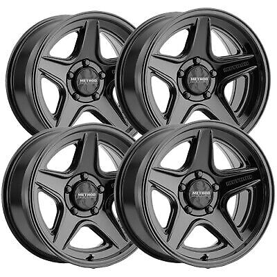 (Set of 4) Method MR319 17x8.5 5x150 +0mm Gloss Black Wheels Rims 17 ...