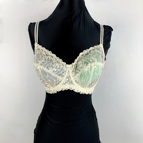 New w Tags Panache Venus Super Bra 32 E Ivory Lace UnderWire Excellent ...