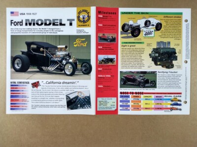 1918 Modified Ford Model T specs photos 1998 info sheet | eBay