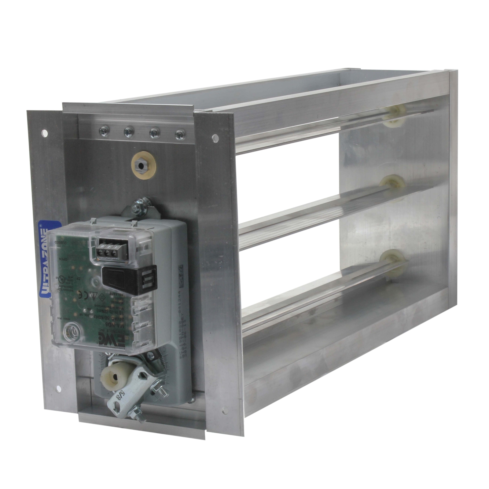 Ewc Controls 16X8 ND Motorized Rectangular Damper 24v with LED Light | eBay