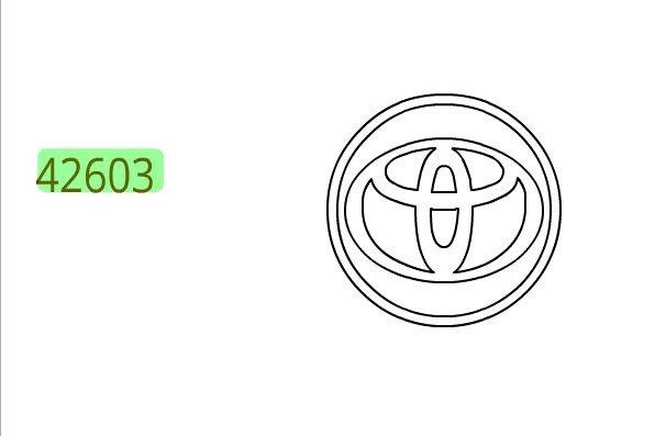 Toyota Prius Xw30 Wheel Hub Center Cover Set 4 Pcs 4260352170 Genuine ...