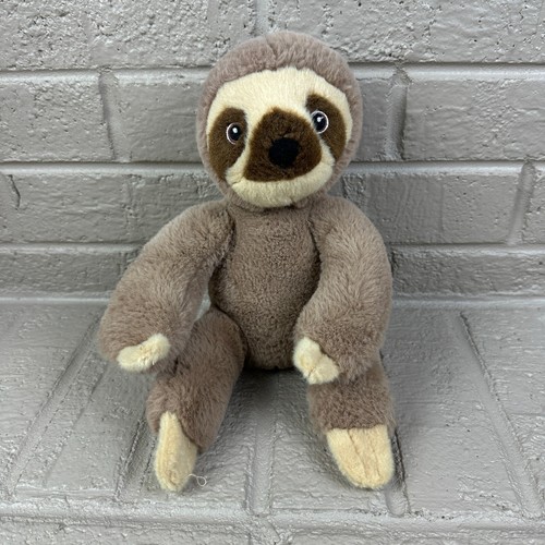 Aurora EcoNation Brown Sloth Plush Stuffed Animal Soft Eyes 8" | eBay
