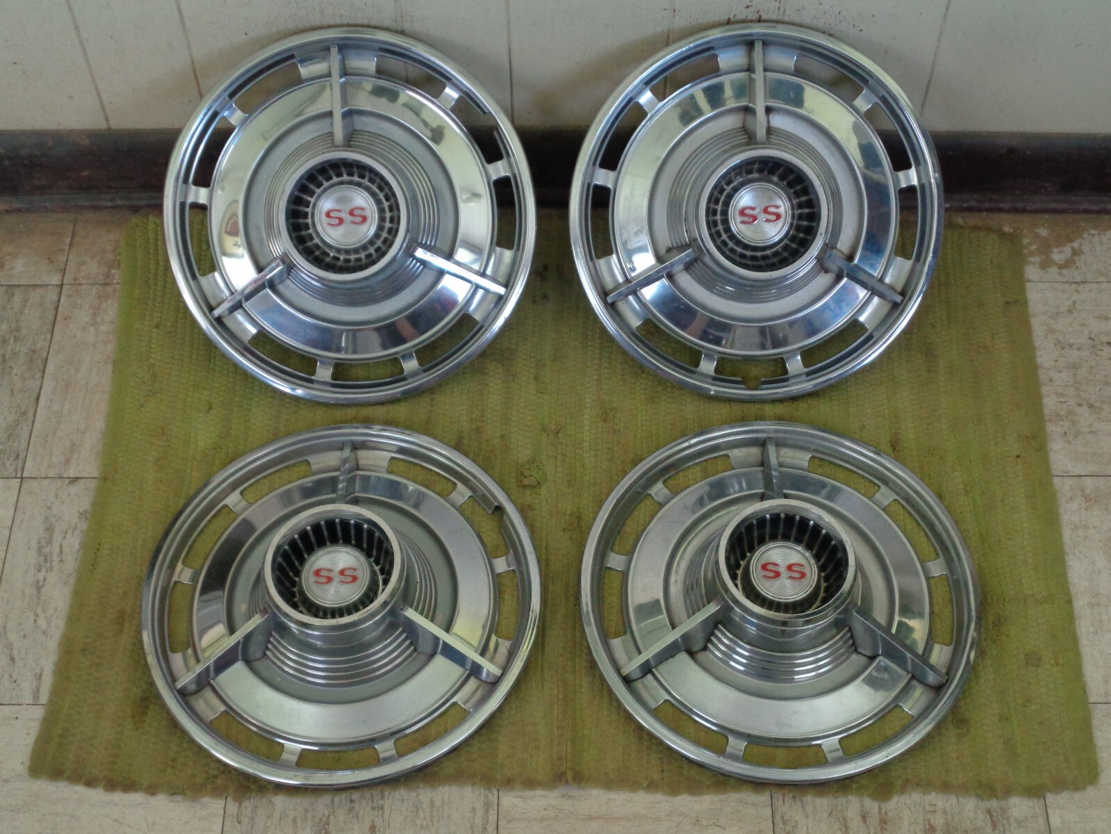1963 Chevrolet SS Spinner Hub Caps | 14" | Set of 4 | 63 Chevy Super ...